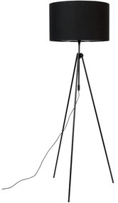 OnaDnes -20% Černá stojací lampa ZUIVER LESLEY 153-181 cm