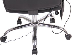 Masážní kancelářská židle Tadlow - umělá kůže | černá