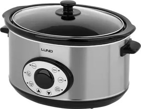 Lund Pomalý hrnec 4,5 l / Pomalý hrnec / 280 W / keramická mísa / nere