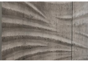 Massive home | Vysoká komoda HURRICANE 120cm 3D akátové dřevo