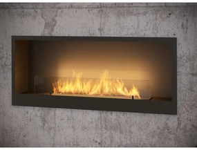 InFire - Vestavěný BIO krb 120x50 cm 3kW černá