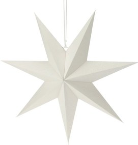 Vánoční papírová dekorace White star, 60 x 60 x 1,5 cm