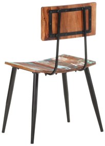 Jídelní židle 2 ks masivní recyklované dřevo,  287901