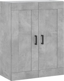 Skříň highboard betonově šedá 69,5x34x180 cm kompozitní dřevo 3199941