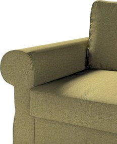 Potah na pohovku IKEA Backabro 2-místná, rozkládací barva zelená látka pletený vzor