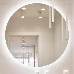 Kulaté zrcadlo s LED osvětlením MILA 60 cm