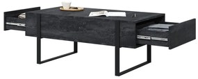 Konferenční stolek Verica - charcoal / černé nožky