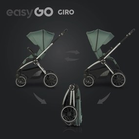 Kombinovaný kočárek EasyGo Giro 2v1 Sage Green