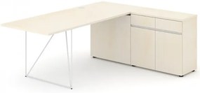 NARBUTAS - Pracovní stůl AIR se skříňkou (P) 200x160