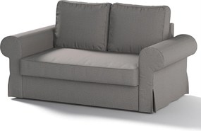 Potah na pohovku IKEA Backabro 2-místná, rozkládací barva šedá látka pletený vzor