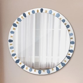Kulaté dekorativní zrcadlo Moon mandala fi 100 cm