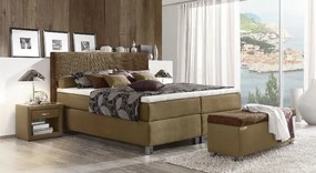 Postel 180x200 boxspring Dita kontinentální americká