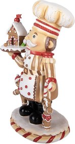 Dekorativní figurína kuchaře s perníčky – 18*13*27 cm