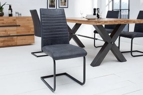 Konzolová židle Apartment šedá