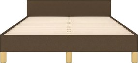 Rám postele bez matrací tmavě šedá 120x190 cm textil 3270502