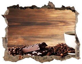 Wallmuralia Samolepící nálepka Káva a čokoláda 95x64 cm