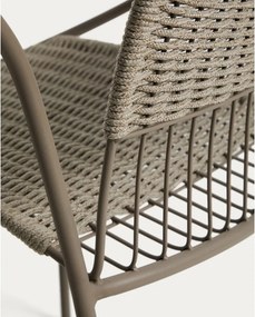Taupe zahradní židle Atrani – Kave Home