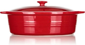 Banquet Forma zapékací oválná s poklicí Culinaria Red 3,6 l, 3,6 l
