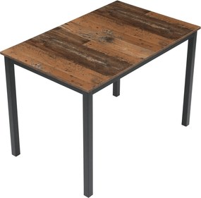 Jídelní stůl 110x70x75cm, mdf, old wood, GDT-202 OLW2