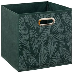 Úložný box Naturalis, 31x31x31 cm, tmavě zelená