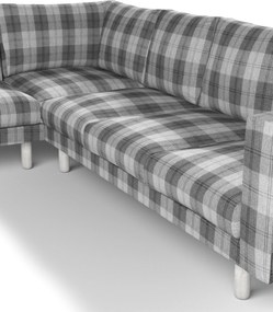 Potah na pohovku IKEA Norsborg rohová 5-místná barva šedá látka pletený vzor, vzorované