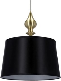 Candellux Prima závěsné svítidlo 1x60 W černá 3109241