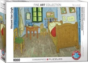 EUROGRAPHICS Puzzle Ložnice v Arles / 1000 dílků / 67,6 × 48,9 cm