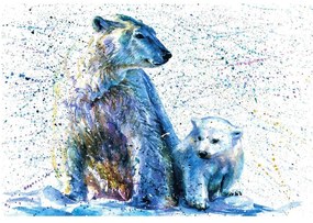 Samolepící tapeta lední medvědi