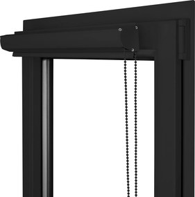 Dekodum Roleta den a noc v antracitové kazetě premium, barva látky Stříbro Šířka (cm): 117, Výška (cm): Standardní (do 150 cm), Strana mechanismu: Práva