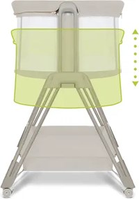LIONELO Postýlka Luna 2v1 Beige Sand