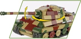 COBI 2732 II WW PzKpfw VI B Tiger II Konigstiger, 1:48, 500 k