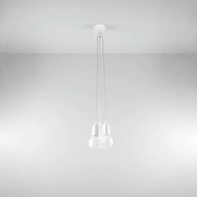 Sollux Lighting Závěsné svítidlo DIEGO 3 bílé