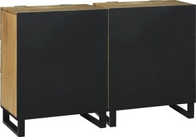 Sestava komody 2 ks Přírodní 120 x 33 x 75 cm 3310040