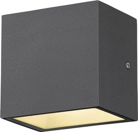 LA 1005148 SITRA S WL SINGLE venkovní LED nástěnné přisazené svítidlo, antracit, CCT switch 3000/4000 K - BIG WHITE (SLV)