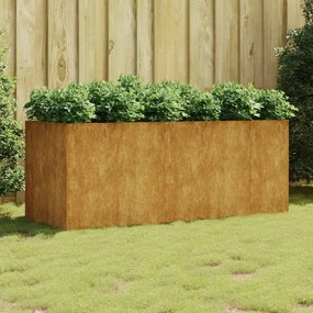 vidaXL Zahradní vyvýšený záhon 200 x 80 x 80 cm cortenová ocel [824539]