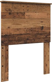 Rám postele s čelo Staré dřevo 75 x 190 cm Masivní borové dřevo 3411080