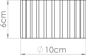 Stropní svítidlo Aura, 1x bordó hliníkové stínítko, (6 cm)