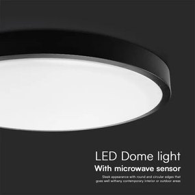 LED Koupelnové stropní svítidlo se senzorem LED/24W/230V IP44 4000K pr. 35 cm+DO