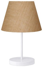 Stolní lampa AYD 1xE27/40W/230V hnědá/bílá