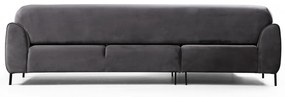 Designová sedačka Haylia 287 cm antracitová - levá