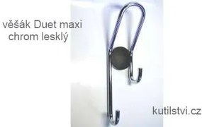 kovový věšák DUET MAXI Varianta: DUET MAXI chrom lesklý