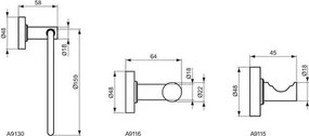 Ideal Standard IOM - Dvojháček | chrom