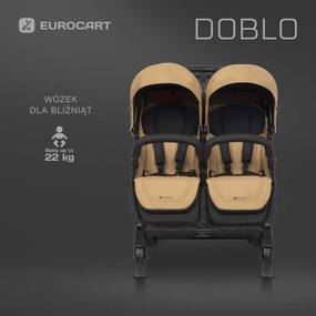 Sourozenecký kočárek Euro-Cart Doblo Camel