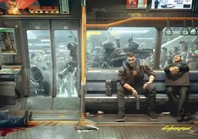 GOOD LOOT Puzzle Cyberpunk 2077: Metro / 1000 dílků / 68 × 48 cm