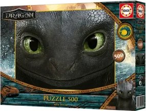 EDUCA Puzzle Jak vycvičit draka / 500 dílků / 48x34 cm