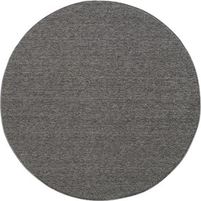 Ayyildiz, Kusový koberec Loom 4300 Grey kruh, 120x120 (průměr) kruh, šedá, obývací pokoj