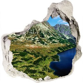 Wallmuralia Nálepka fototapeta 3D výhled Údolí v horách 75x75 cm