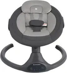 KikkaBoo Codie tmavě šedá / Houpací lehátko elektrické / Nosnost do 9