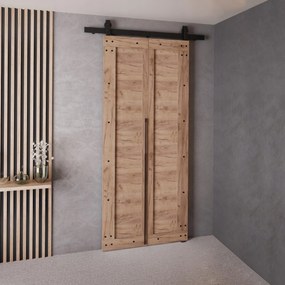 Skládací posuvné dveře QUDIO M2 dub Craft zlatý 70