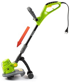 Fieldmann FZS 2002-E Elektrická strunová sekačka Příkon 500 W, Šířka záběru 30 cm, Teleskopická rukojeť, Podpůrná kolečka, Hmotnost 2,4 kg, .